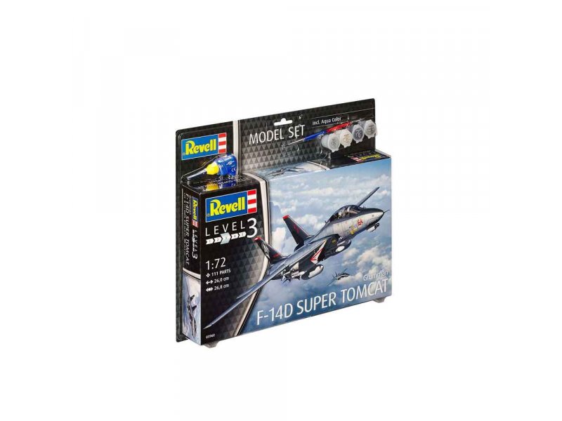 REVELL MAKETA MODEL SET F-14D SUPER TOMCAT