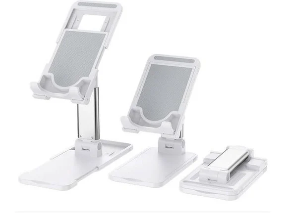 Stoni držač za telefon i tablet beli
