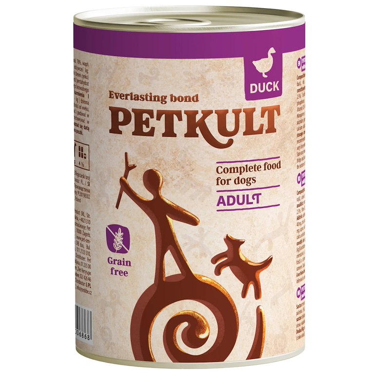 PETKULT mesni komadići, pačetina, bez žitarica