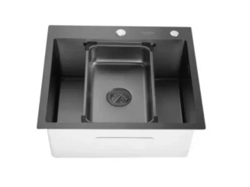 SUDOPERA INOX 55X50X23 CRNA