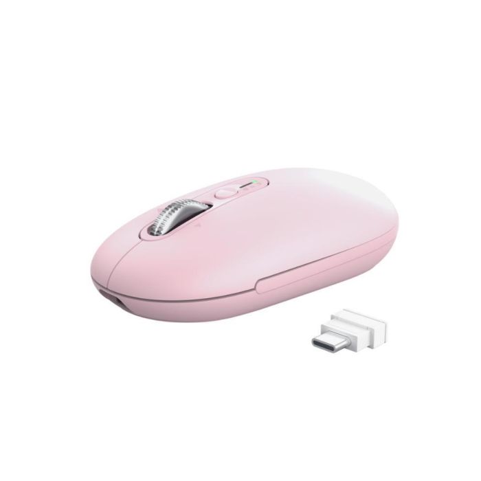 Miš TRUST SERON HYPSCROLL SLIM WRLS MOUSE/roze