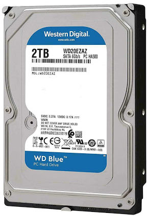 WD 2TB WD20EZAZ Sata III 5400 256MB Blue