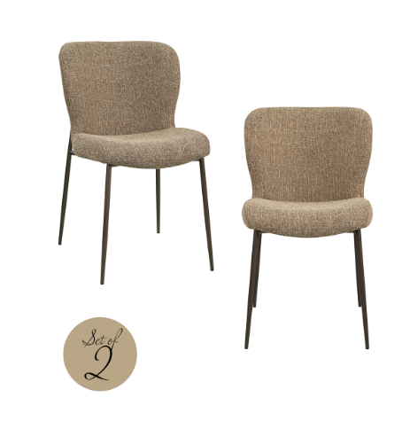 STOLICA ODARBY BROWN TWEED SET/2
