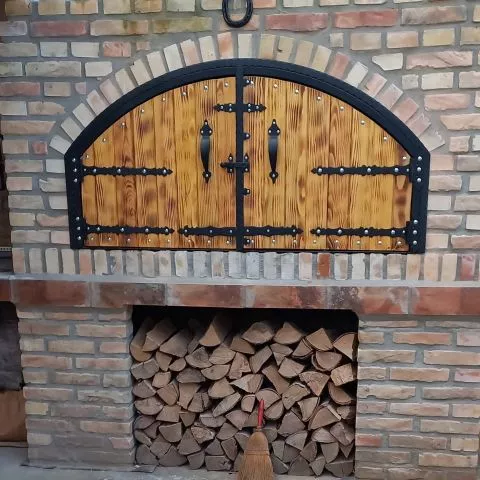 KOVANA VRATA ZA ZIDANU PEČENJARU