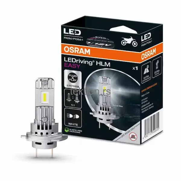 Osram LEDriving Easy HLM Gen2 moto sijalica 12V H7/H18 16W