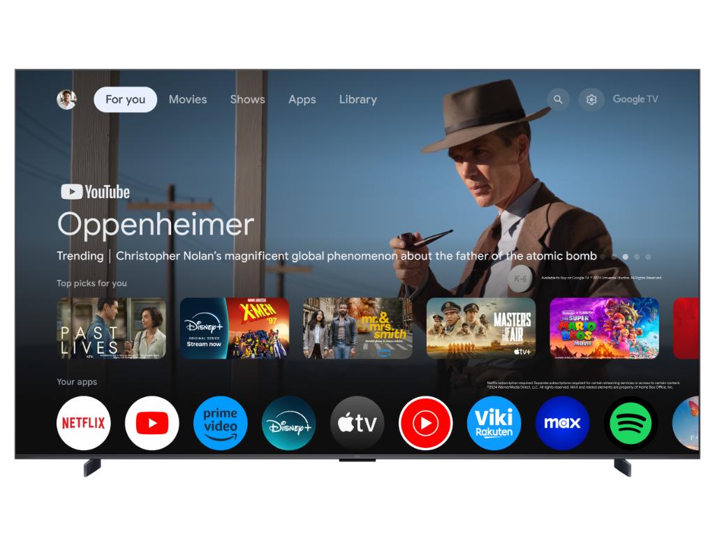 Televizor TCL 98C6K/QLED-Mini LED/98"/4K UHD/144Hz/Google TV/crna