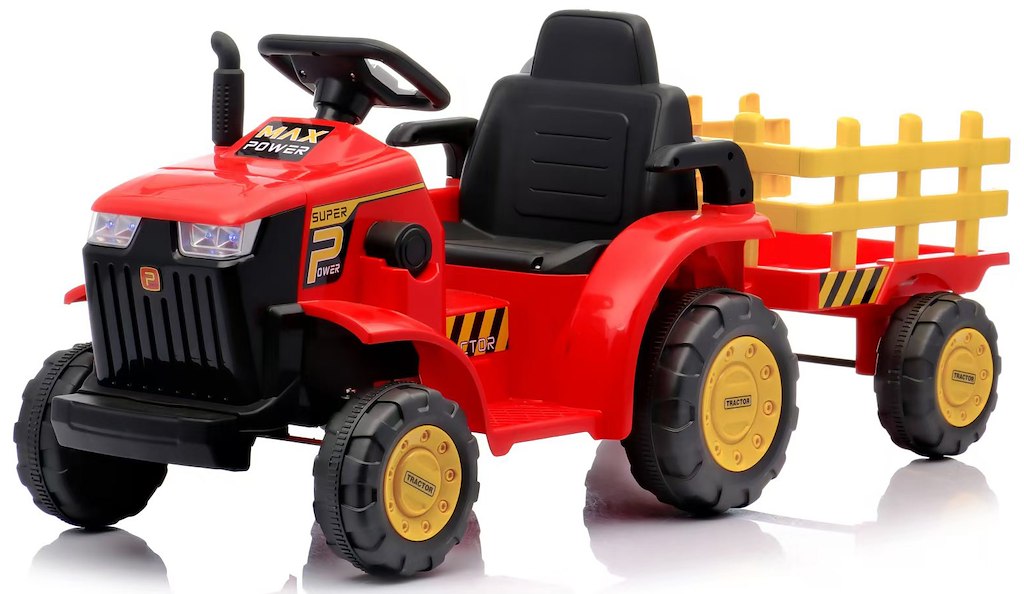 Traktor sa prikolicom na akumulator