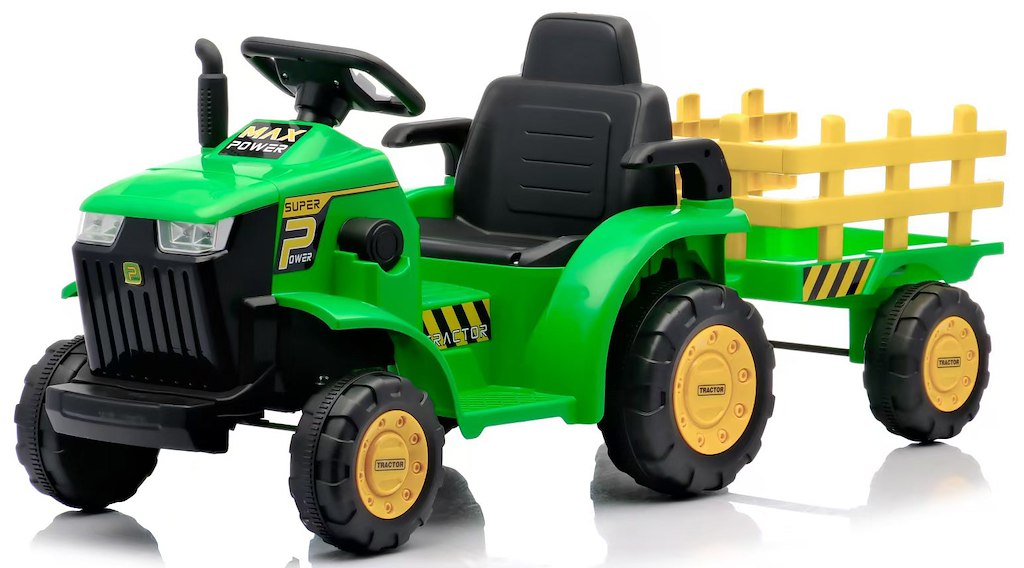 Traktor sa prikolicom na akumulator