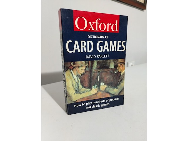 CARD GAMES - david Parlett