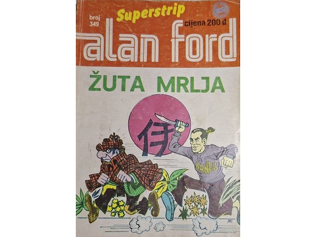 Alan Ford br. 349- Žuta mrlja