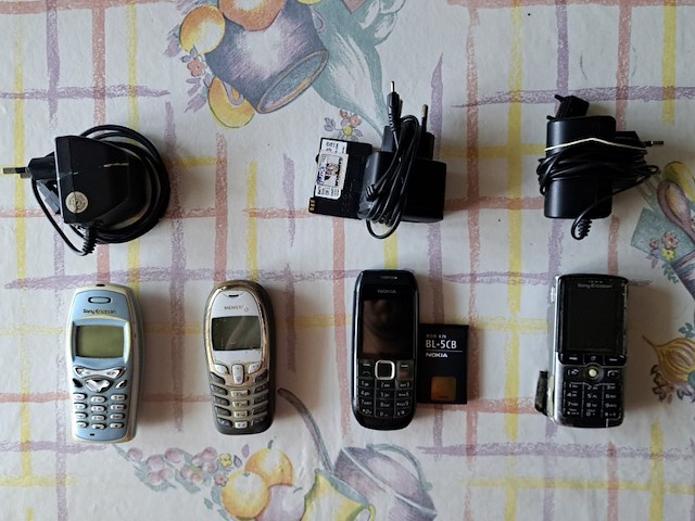 Nokia, Siemens, Sony Ericsson retro telefoni RETRO