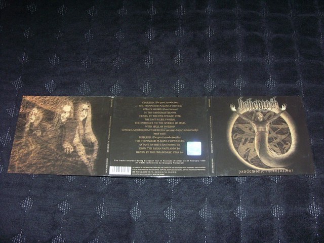 Behemoth – Pandemonic Incantations CD Digipak 1999.