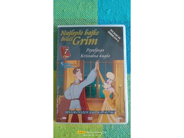 DVD CRTANI FILM - PEPELJUGA I KRISTALNA KUGLA