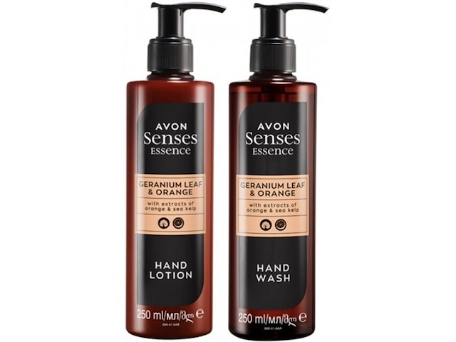 Senses Essence list geranijuma &; narandža set by Avon