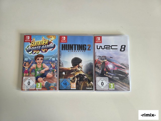 Nintendo Switch igra x3
