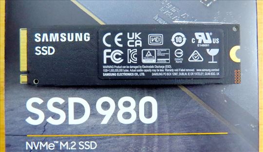 Samsung 980 EVO 1TB M2 NVMe MZ-V8V1T0 /radio 1 mes