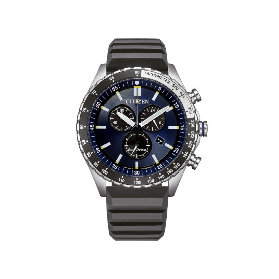 CITIZEN AT2569-04L muški sat Eco-Drive Sports Chronograph Silicone Deep Blue Dial 43mm 10ATM
