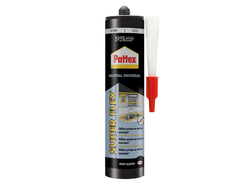 SILIKON NEUTRALNI SIVI PATTEX