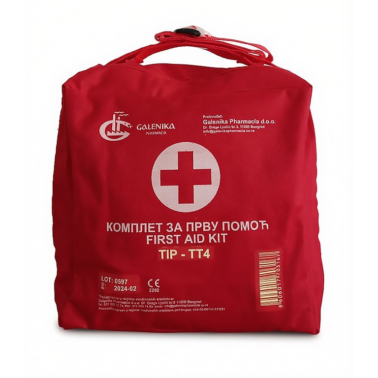 PRENOSIVA SANITETSKA TORBA KOMPLET ZA PRVU POMOĆ TT4 SA PUNJENJEM