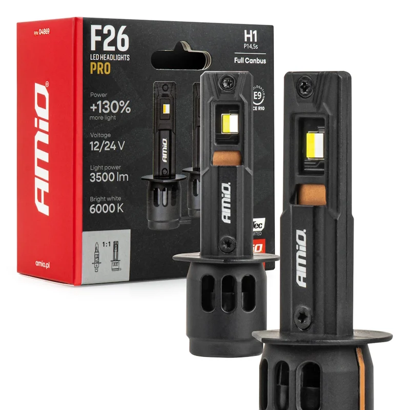 Sijalice LED H1 PRO LumiTec Full Canbus 12/24V 68W – Amio 04869
