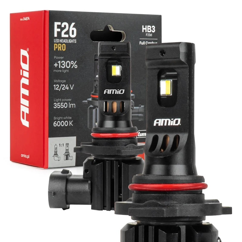 Sijalice LED HB3 PRO LumiTec Full Canbus 12/24V 68W – Amio 04874