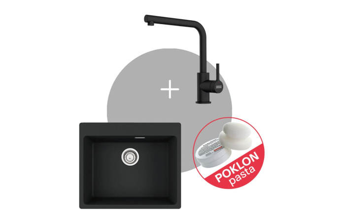 Franke SET 14 Sudopera Maris 2.0 MRG 610-54 FTL granit + granitna slavina Lina L Doccia+poklon pasta