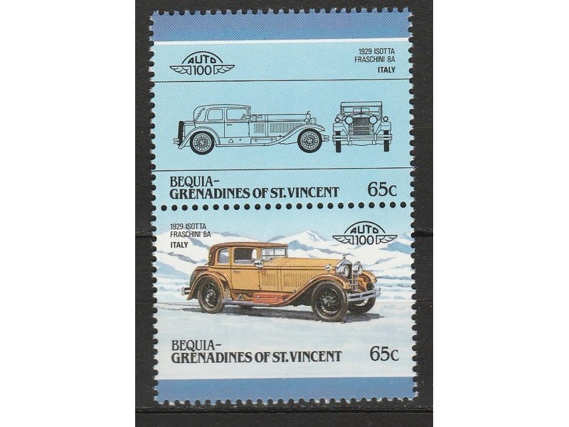 Grenadines of St. Vincent, Bequia-1986-Isotta Firaschin
