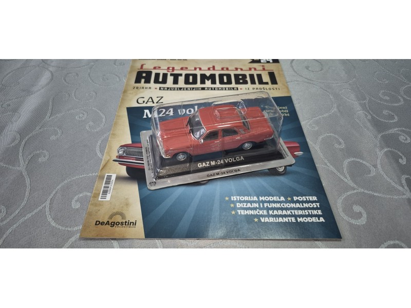 Legendarni Automobili Br.24 Gaz M24 Volga 1:43