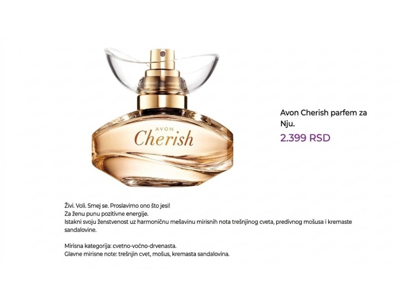 Avon Cherish parfem