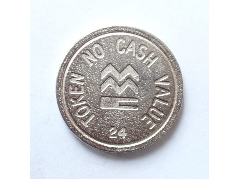 Token no cash value 24