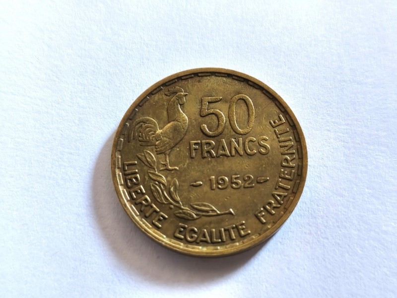 Francuska 50 franc 1952