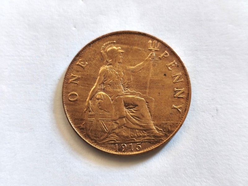 Britanski peni 1915