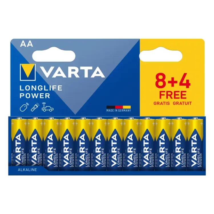 VARTA Longlife Power LR6 AA Alkalne baterije 12/1