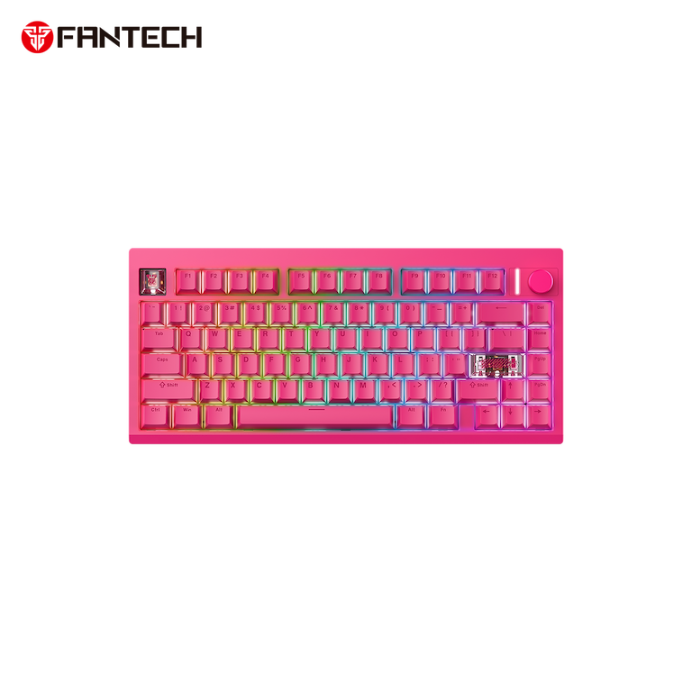 GEJMERSKA MEHANICKA TASTATURA FANTECH MK921 MAXFIT8 WIRELESS SAKURA BROWN SWITCH