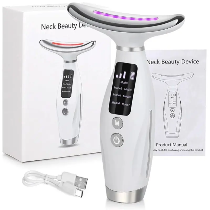NECK BEAUTY LED masažer za lice i vrat sa 7 režima