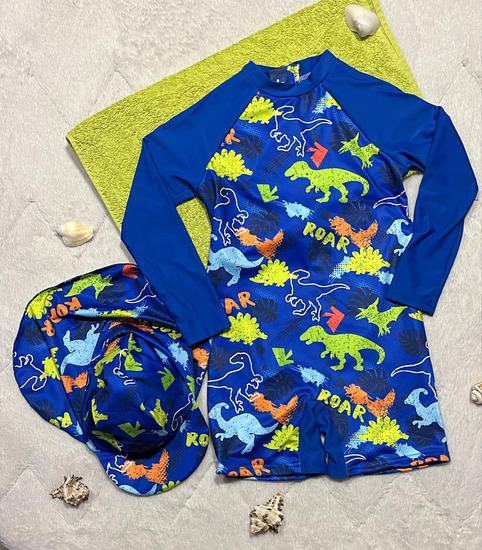 Shein kupaći +kačket, 6-7y, NOVO