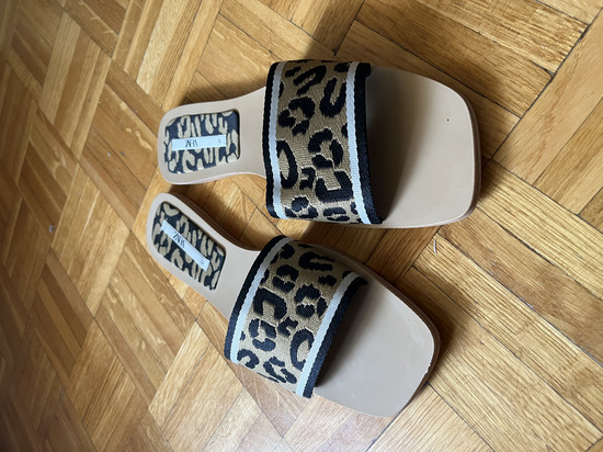 NOVE ZARA papuče 41