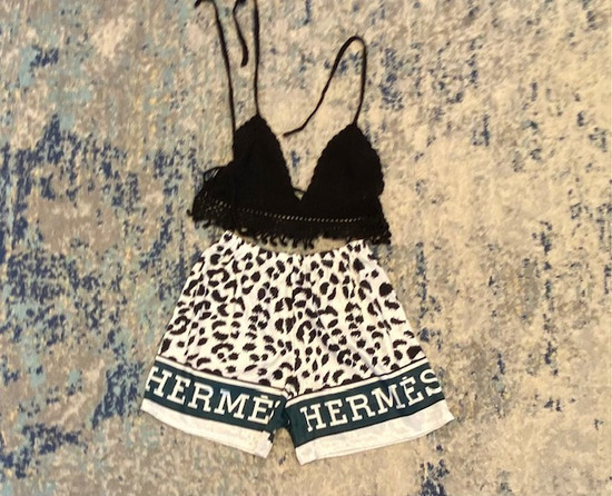 ✨Koncani Top Tezenis i Hermes Svilen sorts✨