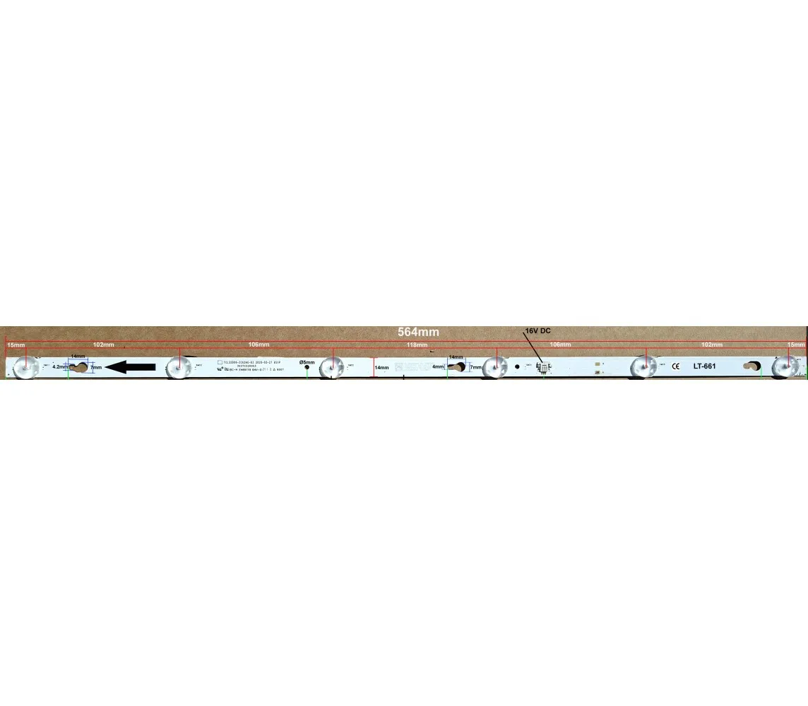 LED BAR-TESLA32-10
