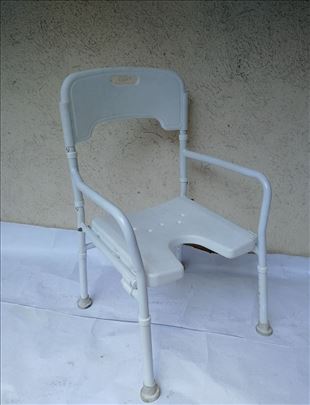 Stolica za tuš kadu, naslon, rasklapajuća, LEPTIRK