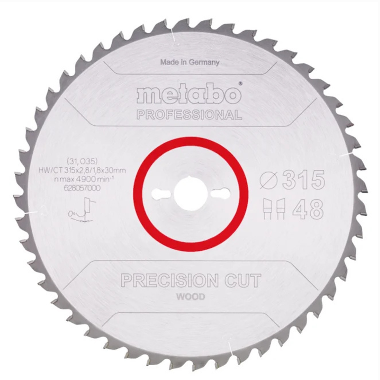 Metabo – List kružne testere za fino/precizno sečenje drveta – Professional – 628057000