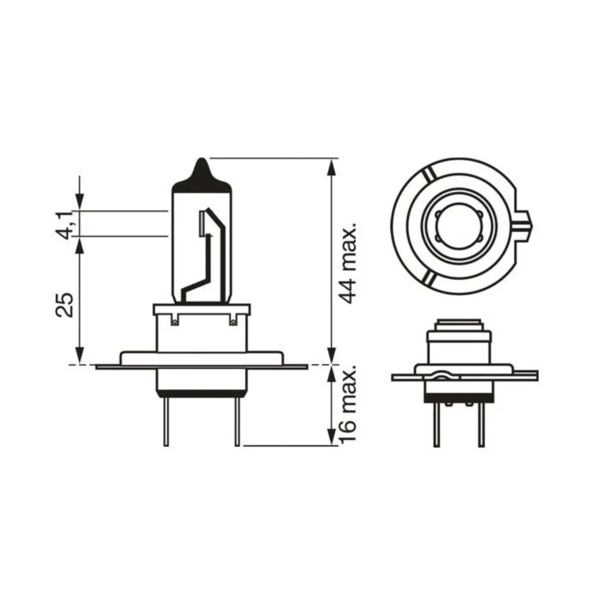 SIJ 12V H7 PAR 1987301436 ( ) PLUS 200 GIGALIGHT DBL BOSCH