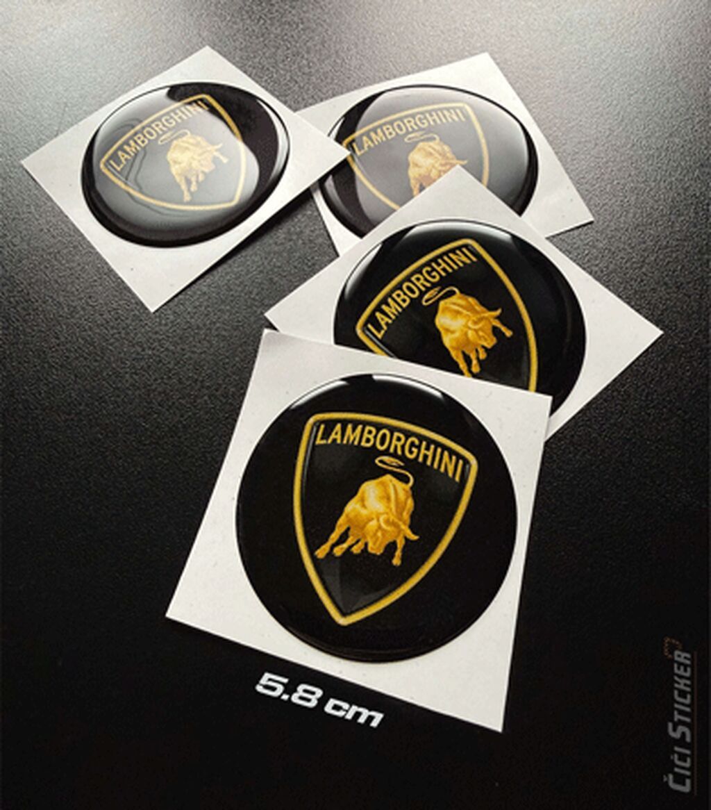 Lamborghini 3D Stikeri za felne - Stikeri za cepove - 11234