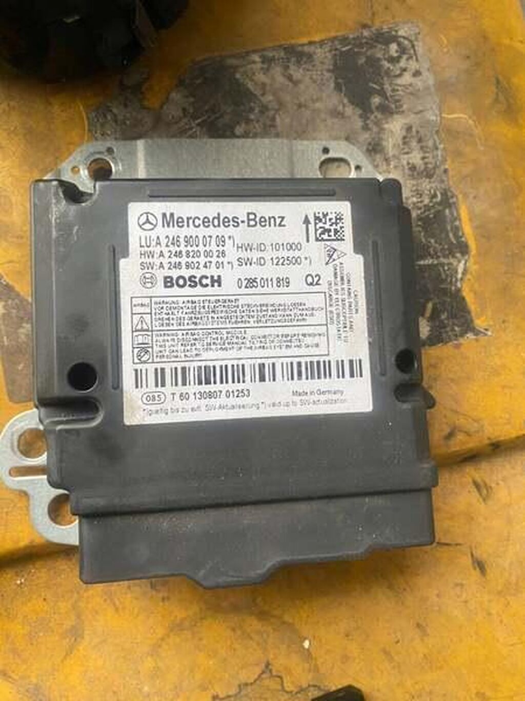 CENTRALA AIRBAGA ZA MERCEDES BENZ B KLASA, B 150, B 160 . |