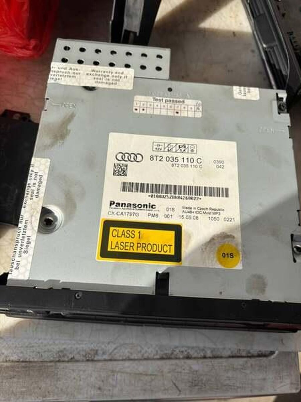 RADIO ZA AUDI A4, A4 ALLROAD, A5 | Radio za Audi A4 A5 8T2 035 110 C