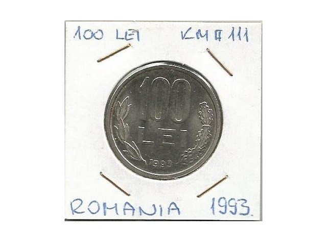 c1 Romania 100 lei 1993. KM#111