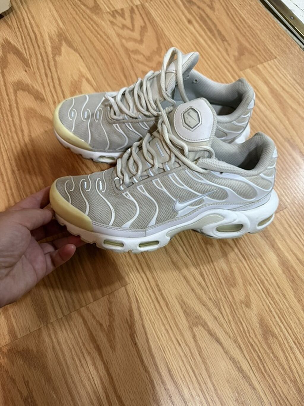 Nike Air Max Plus (TN) patike – bež/bele - Model: Air Max Plus