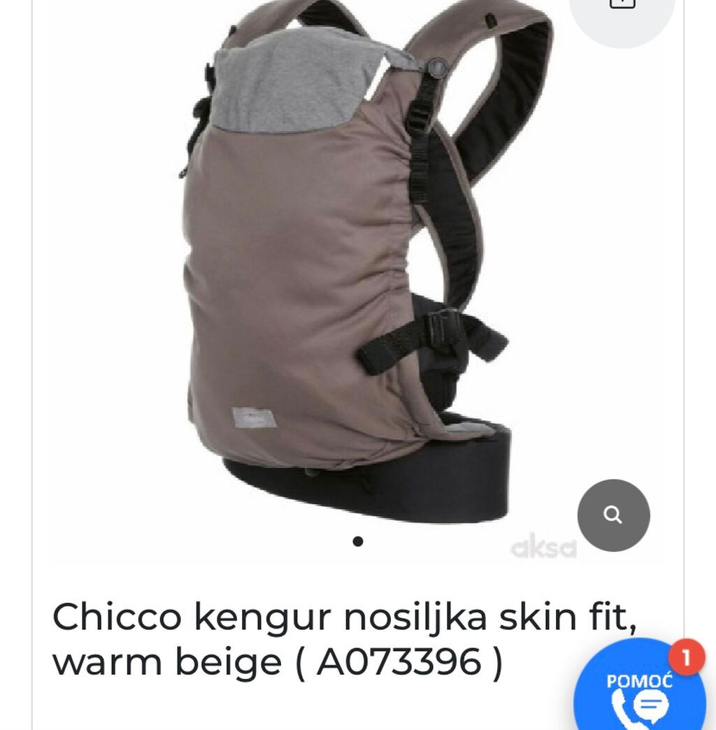 Nosiljka samo isprobana beba nije htela u nju