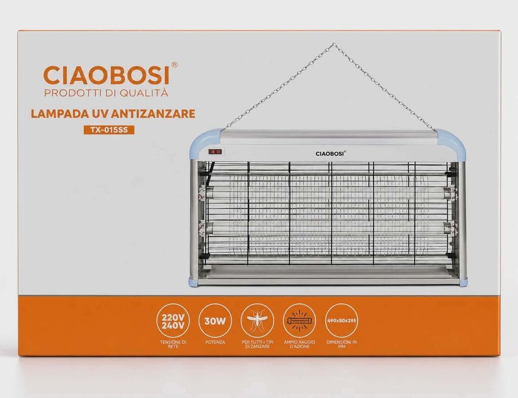 CIAOBOSI UV lampa protiv komaraca – model TX-015SS - Snaga: 30 W -