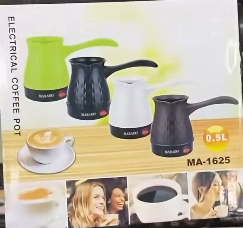 Električna džezva MARADO MA-1625 - Zapremina: 0,5 L (idealno za 2–4